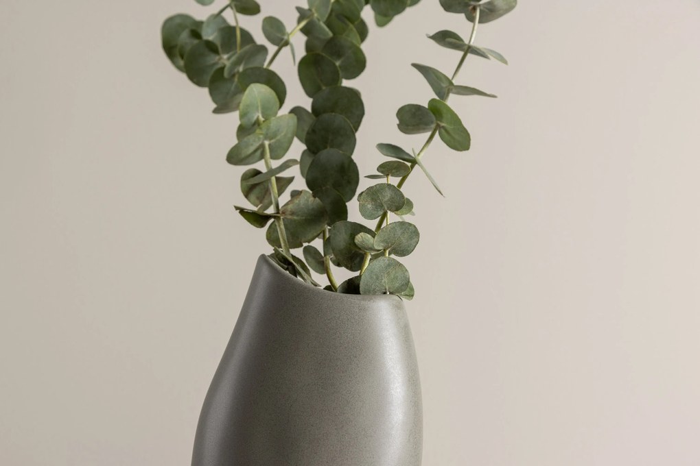 Váza Ernst, tmavě šedá, 12x9x23