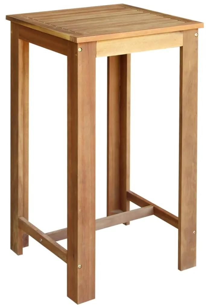 Barový stůl z masivního akáciového dřeva 60 x 60 x 105 cm