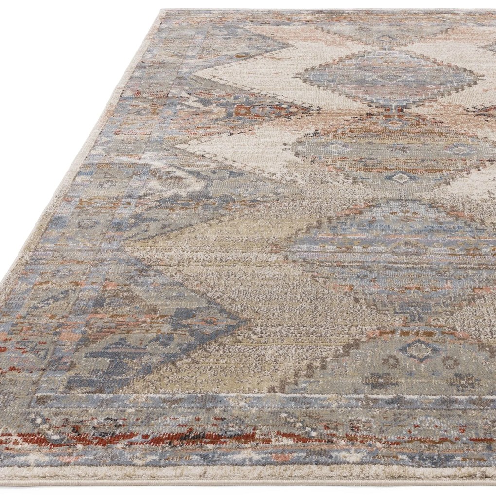 Modrý  koberec Cure Blue Retro Rozměry: 155x230 cm
