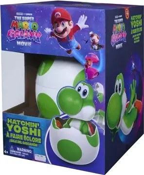 SPINMASTER Interaktivní figurka Hatchin' Yoshi / Super Mario Galaxy /