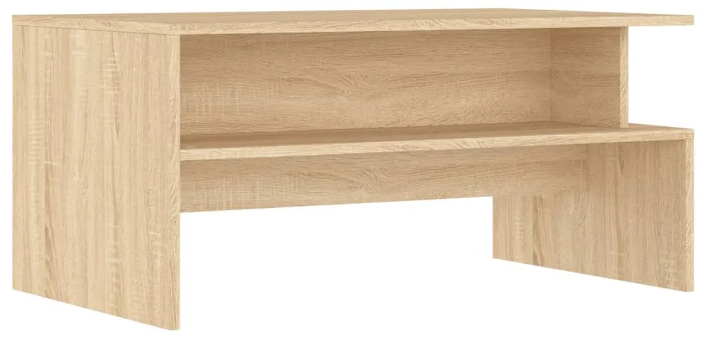 Konferenční stolek dub sonoma 90x55x42,5 cm kompozitní dřevo - Default Title
