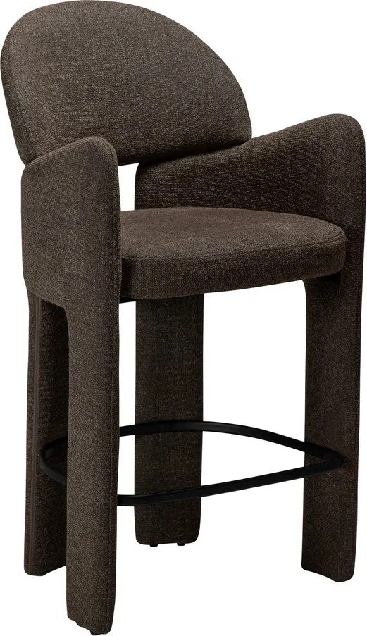 Hnědá barová židle (výška sedáku 68,5 cm) Aole – DAN-FORM Denmark