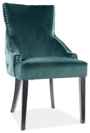 Jídelní židle George Velvet zelená