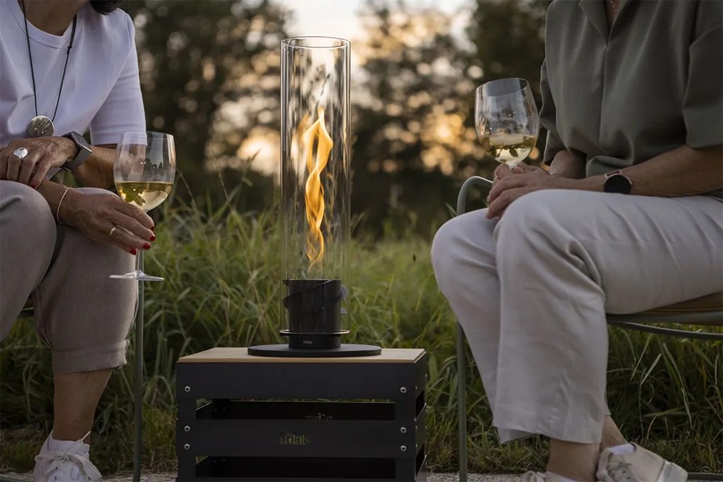 Stolní SPIN Tornádo na tekutý biolíh Höfats Barva: Černá, Velikost: 1200 SPIN Tornádo