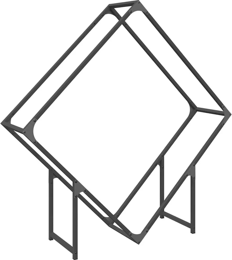 vidaXL Stojan na palivové dřevo Ocel válcovaná za studena [864289] Barva: Olivově zelená