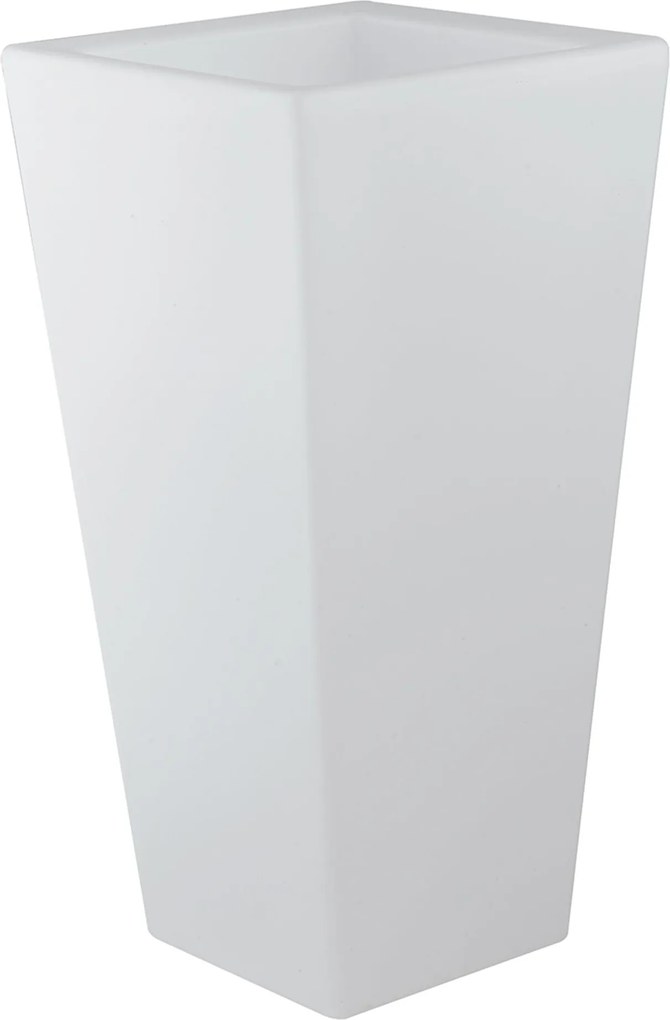 FAN I-GECO-VASO-E-Q-L Světelná váza Geco, bílá, 1 x E27, IP65, 28 x 28 x 60 cm, kabel 250 cm - FANEUROPE
