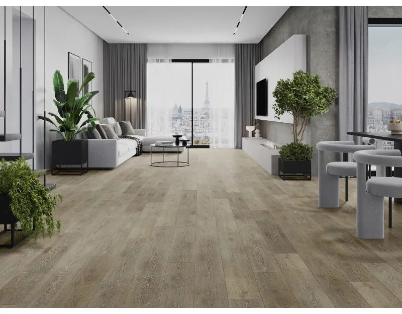 Mexen Jasper, vinylová podlaha 1227 x 187 mm LVT Dryback 2,5 mm, PVC podklad, 4stranná V-drážka, dub, F1318-1227-187-255-4V1-01
