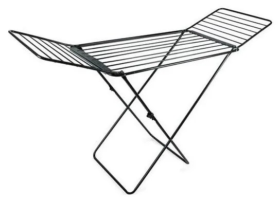 UTC Rozkládací sušák na prádlo TORO 177x93 cm černá 900052