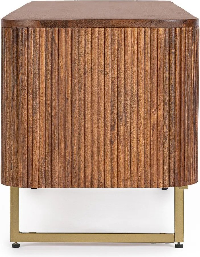 TV stolek z mangového dřeva v přírodní barvě 180x45x40 cm Vilas – Bizzotto
