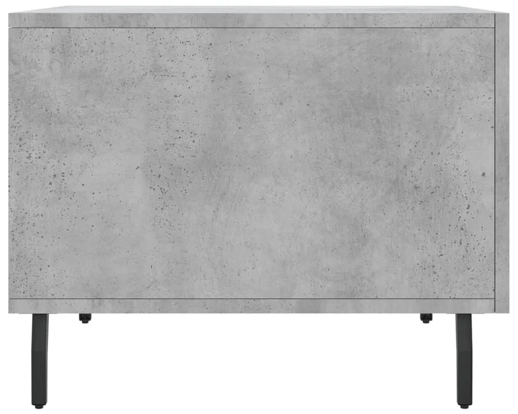 Konferenční stolek betonově šedý 50x50x40 cm kompozitní dřevo - Default Title