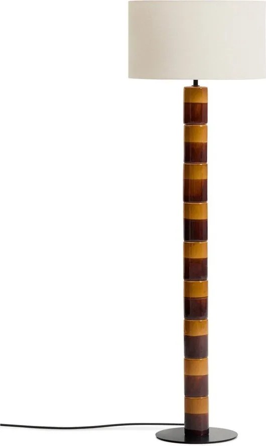 Stojací lampa s textilním stínidlem (výška 146 cm) Mavran – Kave Home