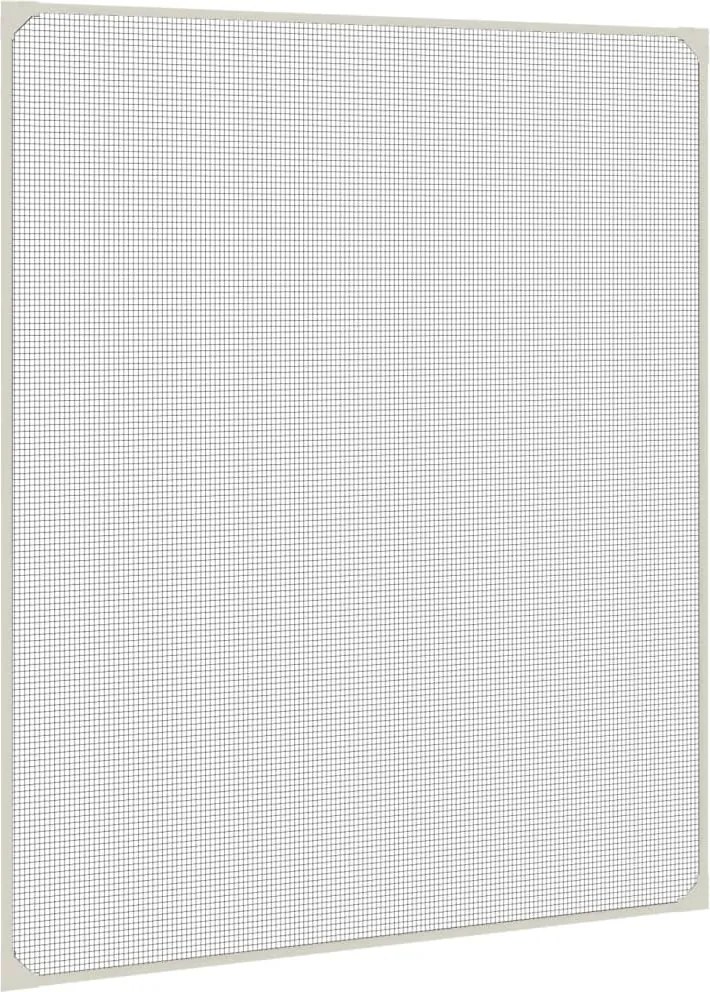 Magnetická okenní síť proti hmyzu bílá 100 x 120 cm 153851
