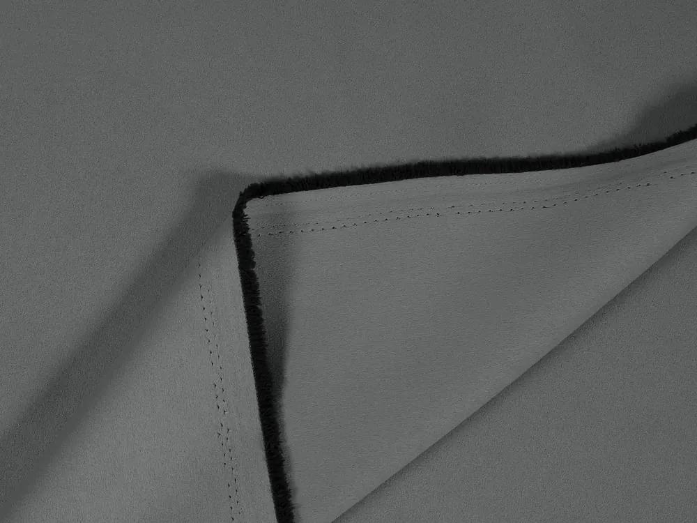 Biante Dekorační běhoun na stůl BKU-119 Antracitově šedý 20x140 cm