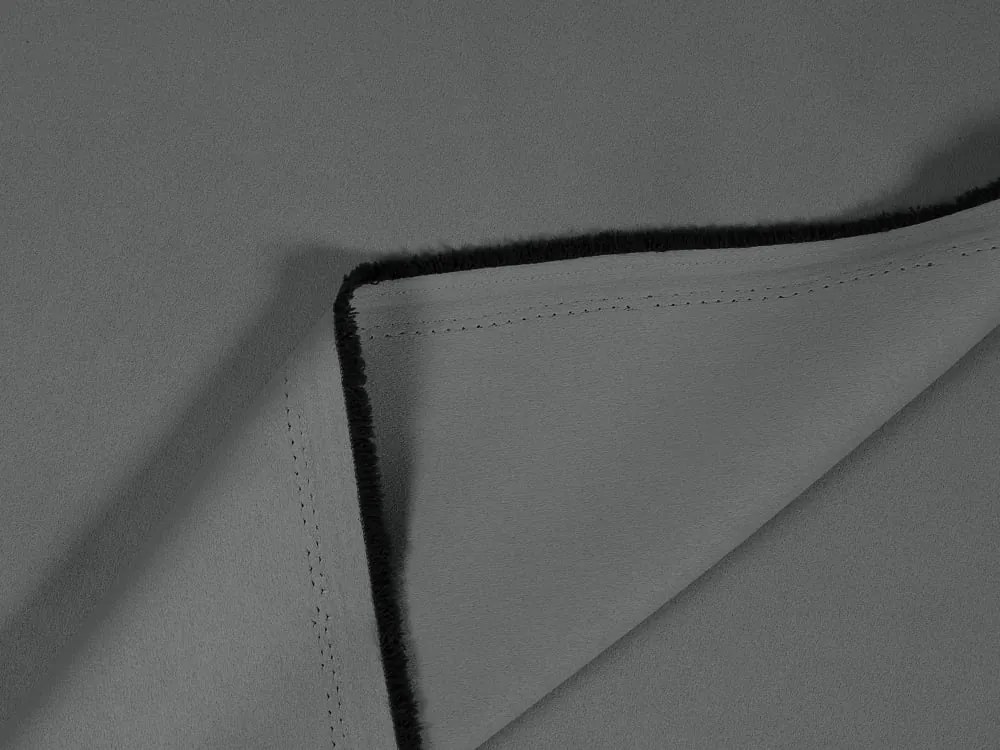 Biante Dekorační běhoun na stůl BKU-119 Antracitově šedý 35x140 cm
