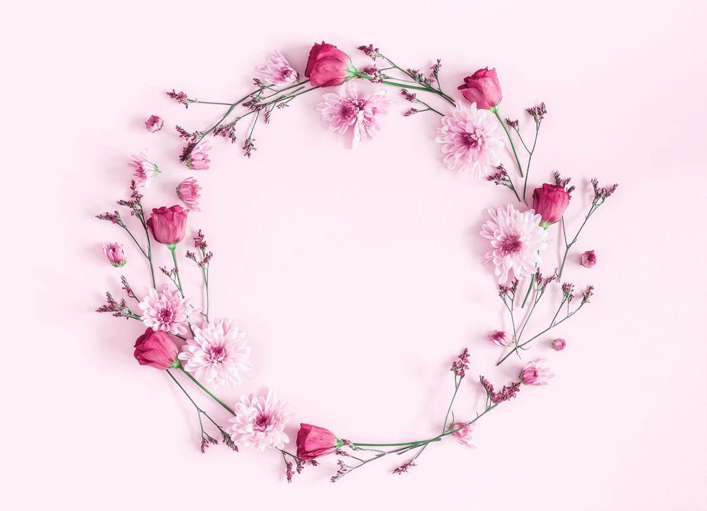 Malvis ® Tapeta Růžová tématika květin Vel. (šířka x výška): 360 x 260 cm