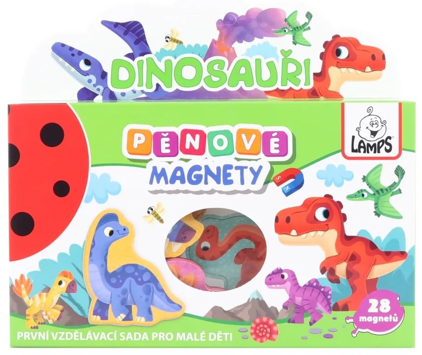 Pěnové magnety Dinosauři