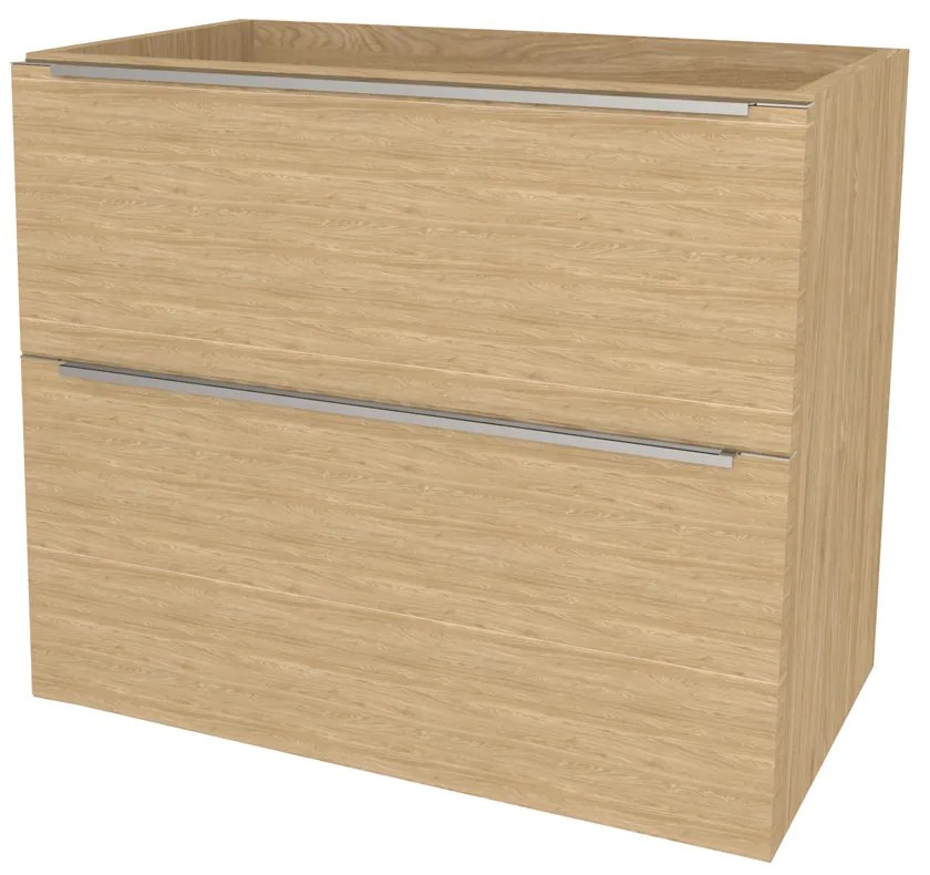 Mereo Mereo, Mailo, koupelnová skříňka 81 cm, chrom madlo, Multidecor, CN591SDUO1