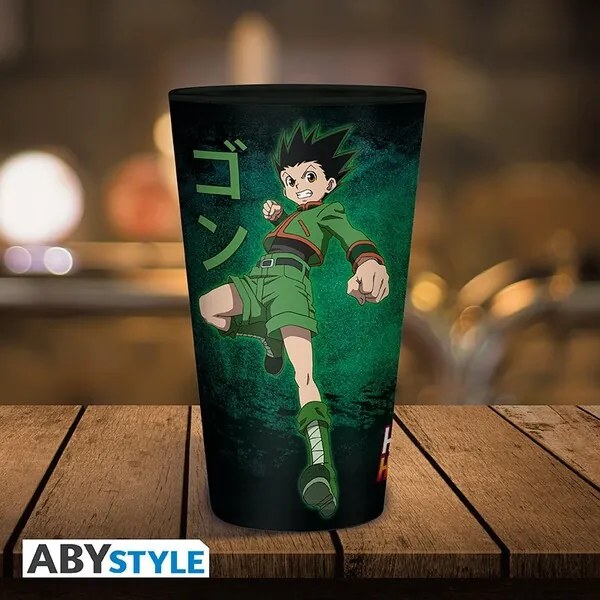Sklenice Hunter x Hunter - Gon vs Hisoka 400 ml