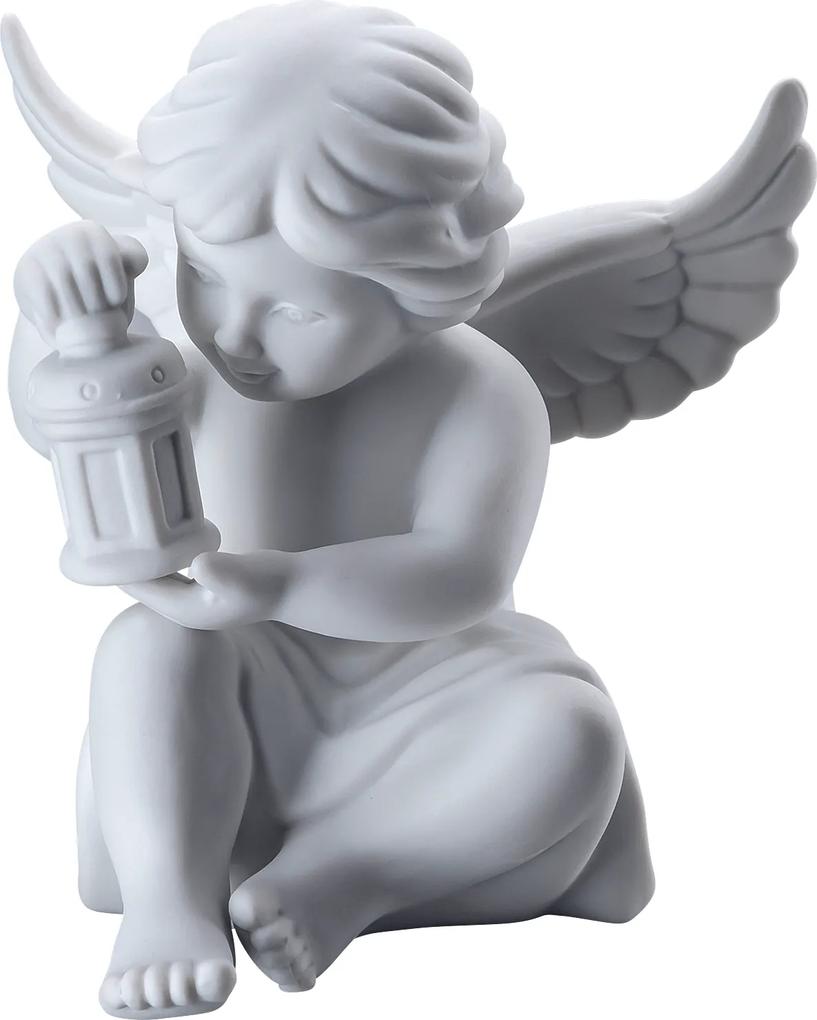 Figurka Classic anděl s lucernou střední