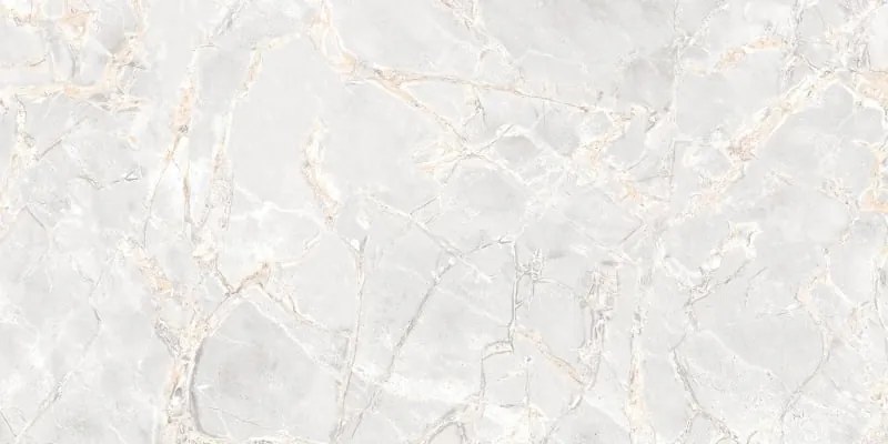 Mexen Rubble Bianco leštěný rektifikovaný gres G1, podlahová a stěnová dlaždice 120 x 60 cm, carving - TL401-120-060-00