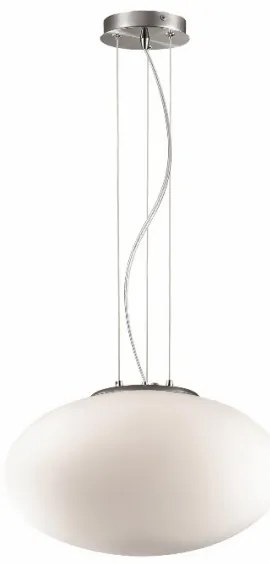 Ideal Lux - Lustr na lanku CANDY 1xE27/42W/230V pr. 40 cm bílá