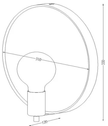 Lucide 36213/31/72 - Nástěnné svítidlo se zrcadlem REFLEX 1xE27/25W/230V béžová