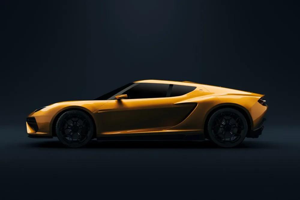 Vícedílný obraz Žluté 3D Sportovní Auto Nedostatek Nedostatek Plátno Canvas 60x40
