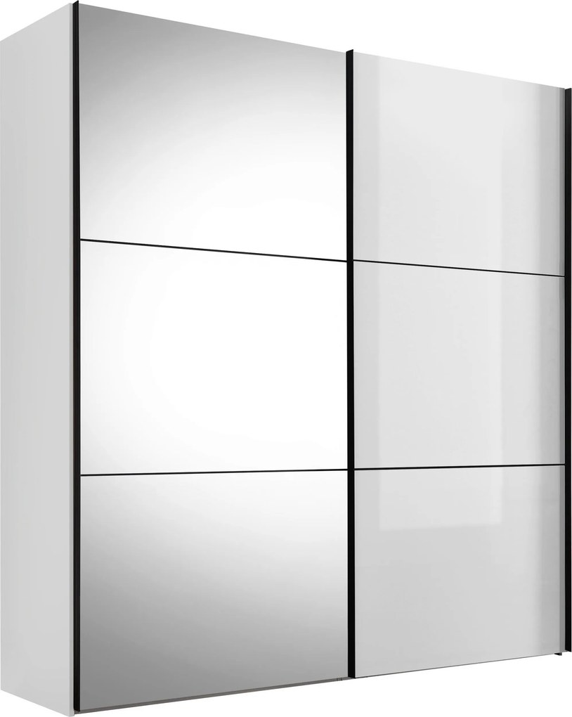 XXXLutz SKŘÍŇ S POSOUVACÍMI DVEŘMI, bílá, 200/222/68 cm Moderano - Šatní skříně - 000531006085