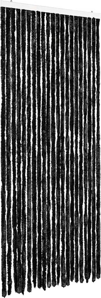 Závěs proti hmyzu antracitový 90 x 220 cm Chenille 284289