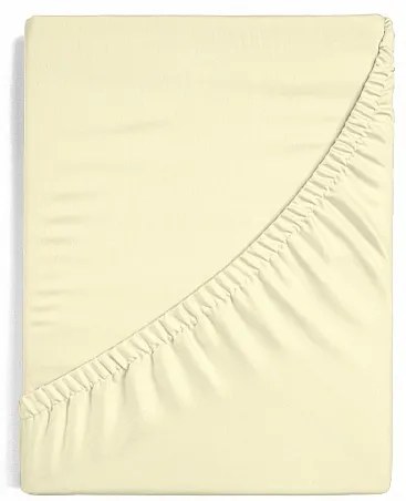 Matějovský napínací prostěradlo jersey s elastanem standard Světle béžové na matraci: 100 x 220 cm