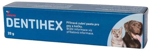 Dentihex 2 mg/g pasta pro psy a kočky 20g