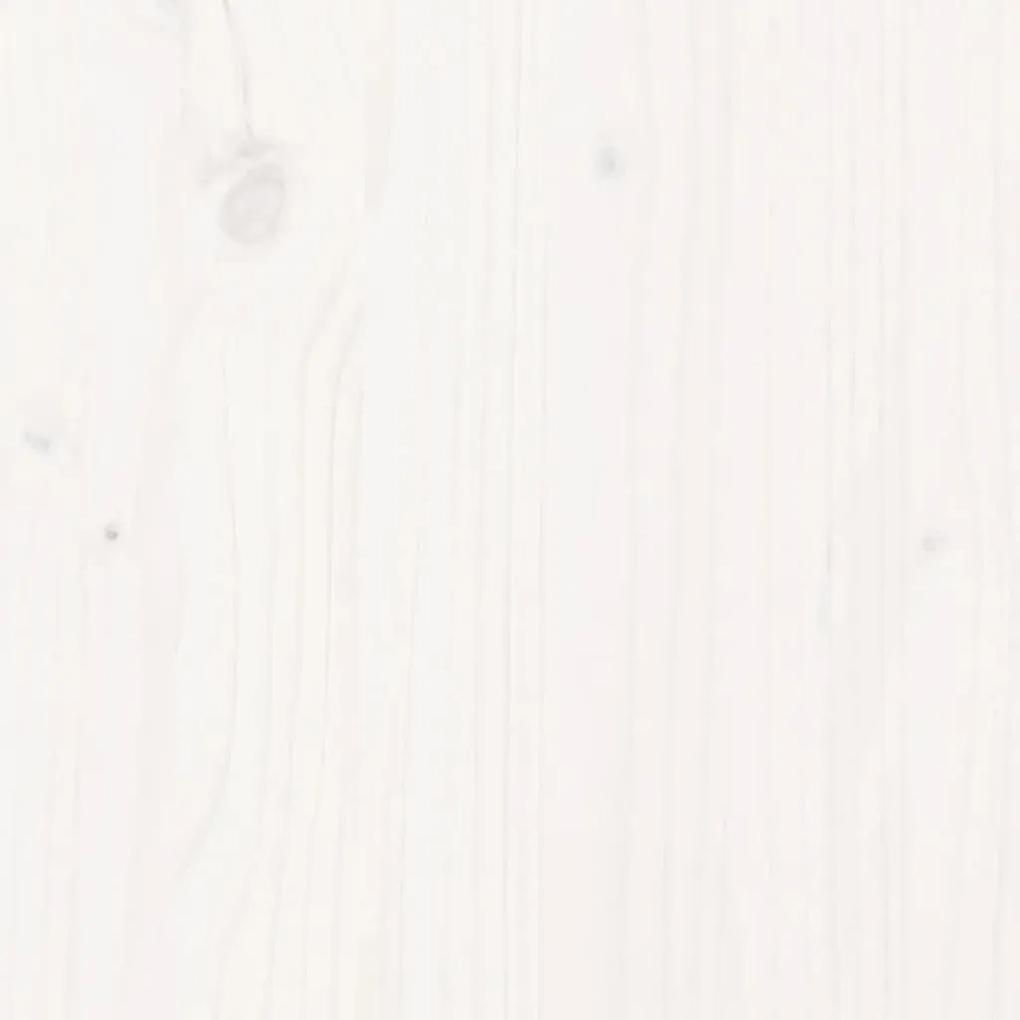 Zahradní truhlík bílý 180 x 31 x 31 cm masivní borové dřevo,  837496