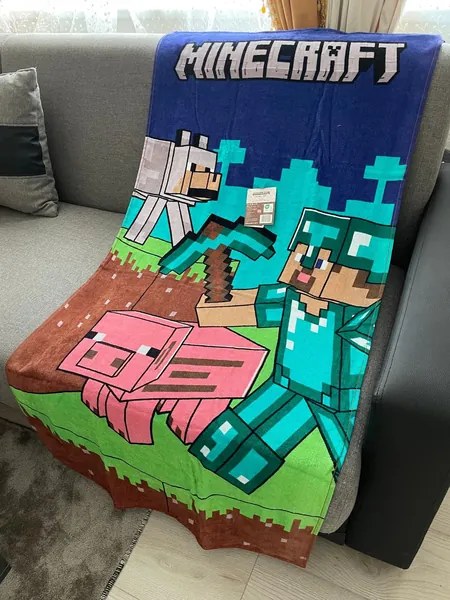 Carbotex Osuška Minecraft Objev svůj Svět 70x140 cm