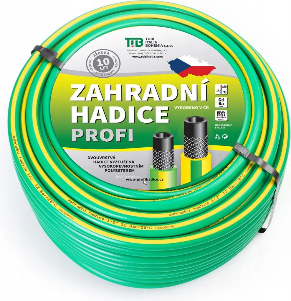 Zahradní hadice Astra Green Profi 1/2" 50 m