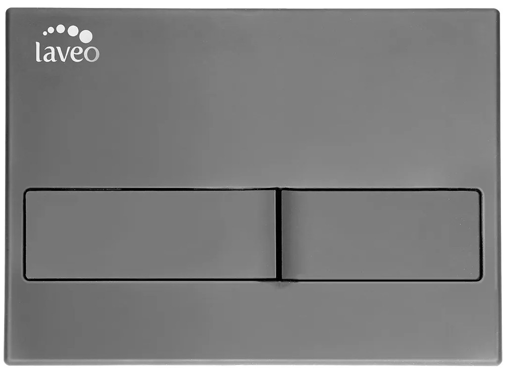Laveo Laveo, závěsný set pod omítku Akan + závěsná WC mísa Desna s toaletním sedátkem z duroplastu, Vortex splachování, bílá lesklá, LAV-SETDESNAGR
