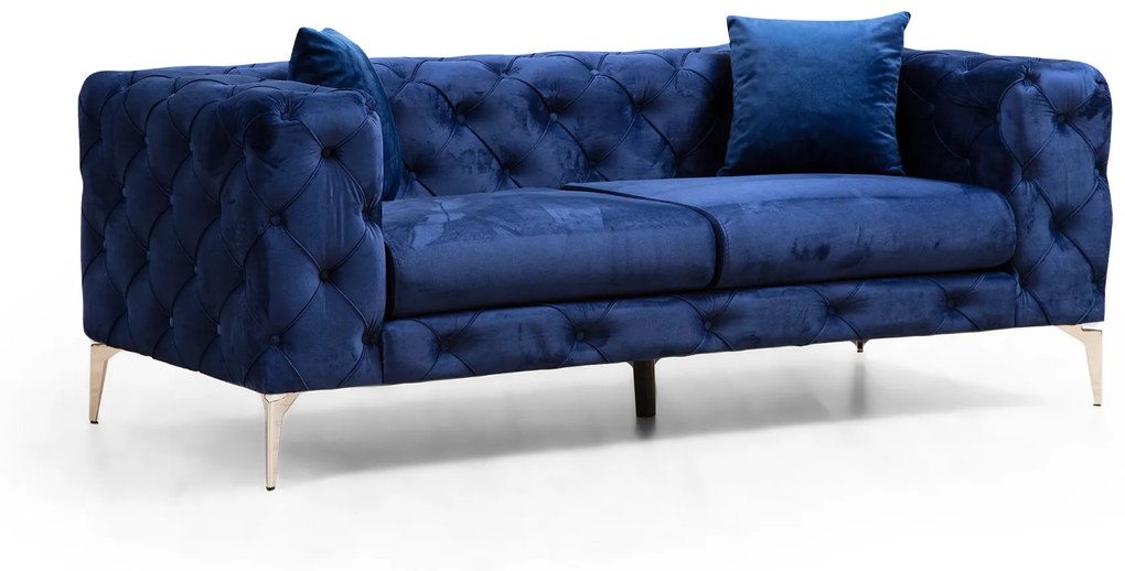 Atelier del Sofa 2-místná pohovka Como - Navy Blue, Modrá