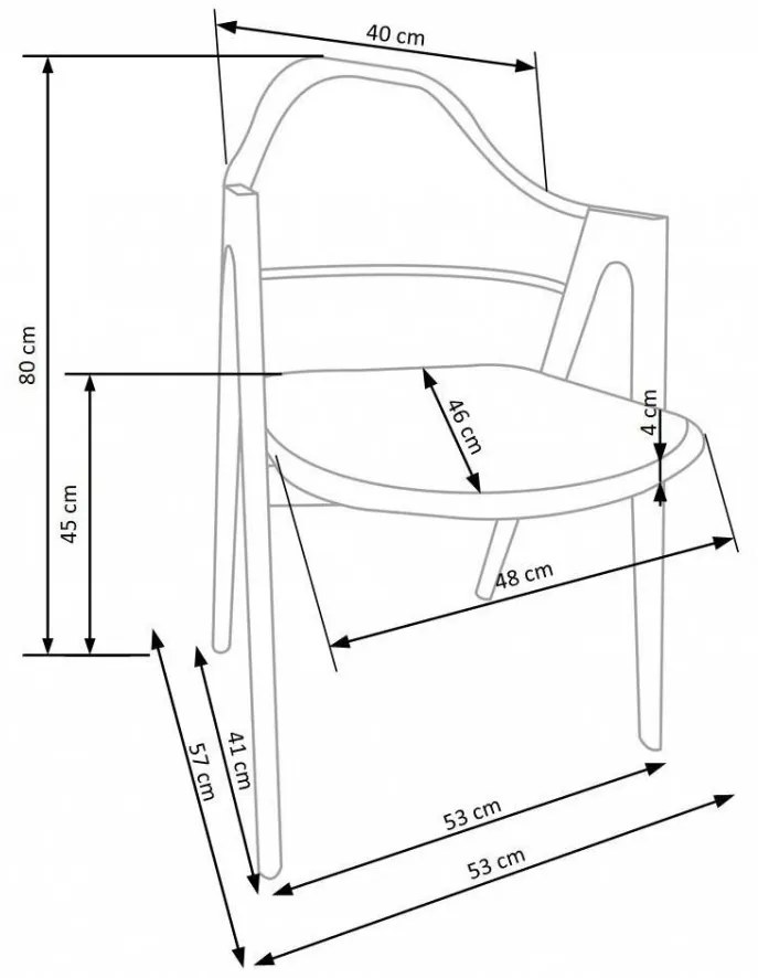 Jídelní křesílko LUXE — kov v dekoru ořech, látka, béžová Halmar