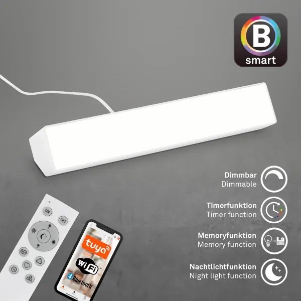 Brilo - LED RGBW Stmívatelná stolní lampa LED/9W/230V 3000-6500K Wi-Fi Tuya + DO