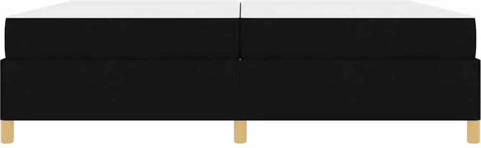 Rám postele Černá 200 x 200 cm textil 3398964