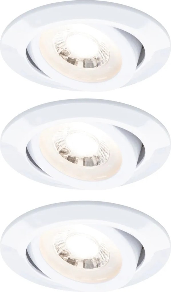 Paulmann LED vestavný reflektor bílý matný 4,8 W 450 lm 3000 K pr. 82 x 29 mm