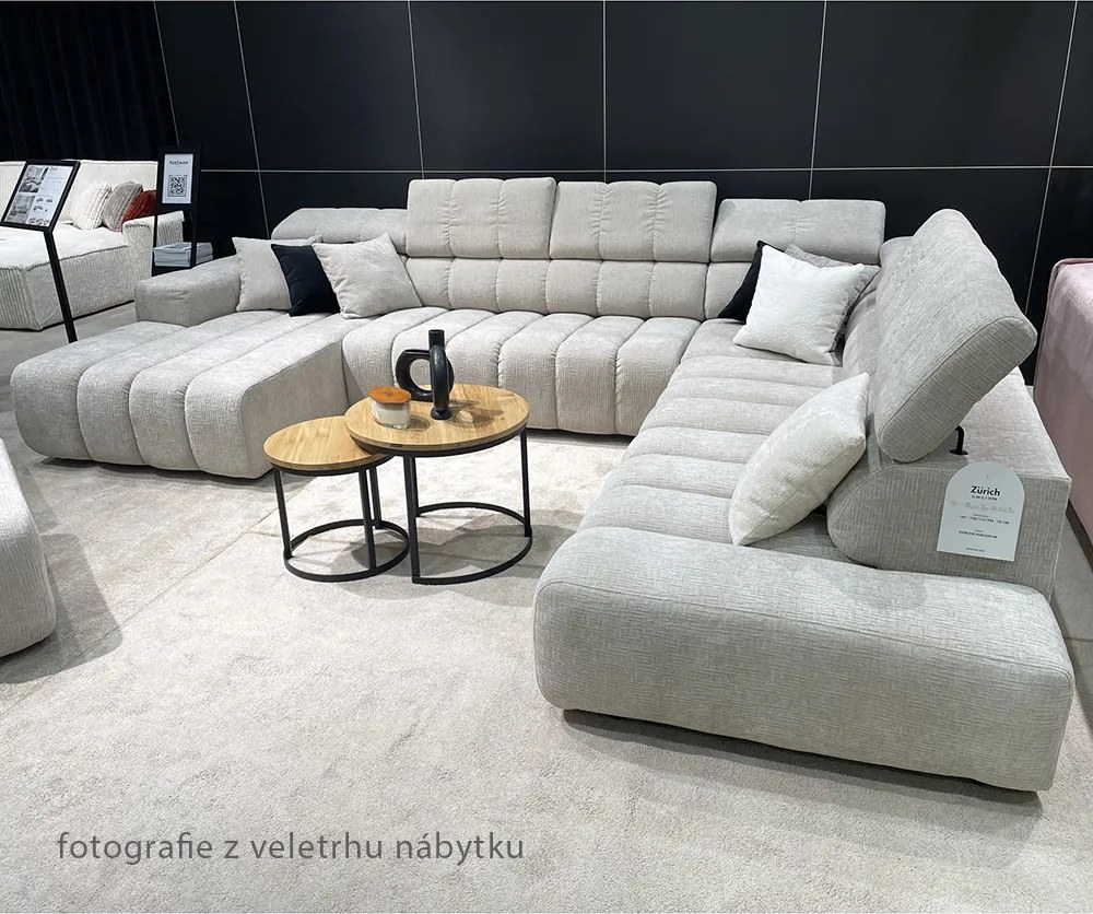 ZURICH 2E | dvoused | s elektrickým rozkladem | 150 cm | VÝBĚR TKANIN