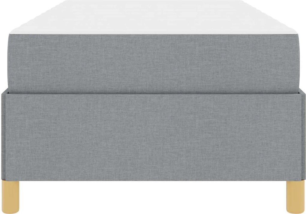 Rám postele Světle šedá 80 x 200 cm textil 3398892