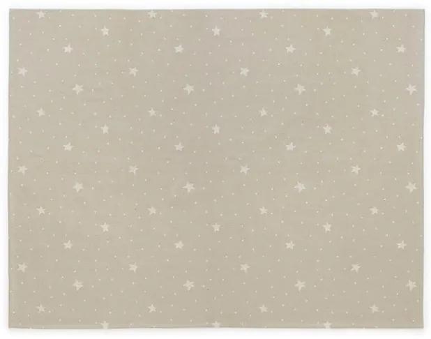 Sleva - Béžový dětský bavlněný Béžový dětský bavlněný ručně vyrobený koberec  Naf Naf Stars, 160 x 120 cm - Biano.cz - eMimino.cz