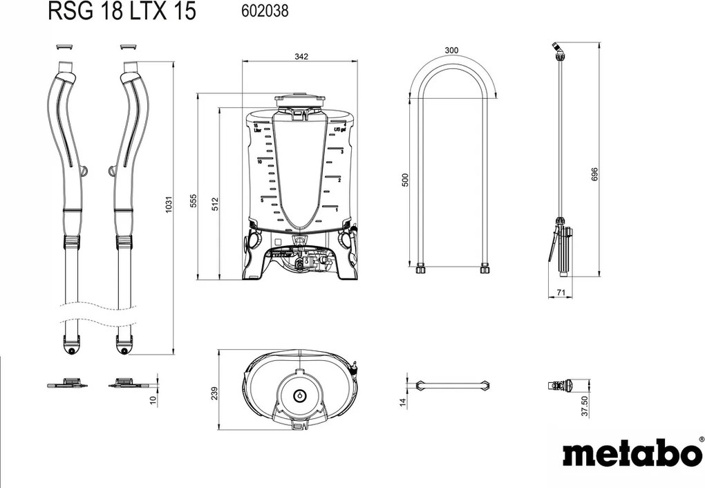 METABO RSG 18 LTX 15 602038850