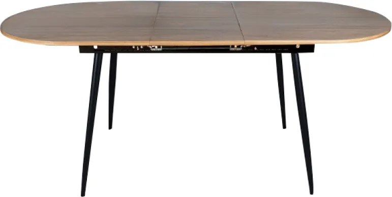 Jídelní stůl, rozkládací, dub/černá 150-190x75 cm, TAMERON