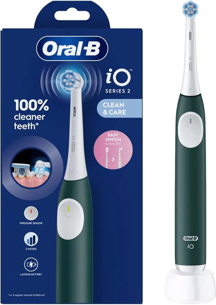 Oral-B - Elektrický kartáček iO Series 2, zelená 8700216611848