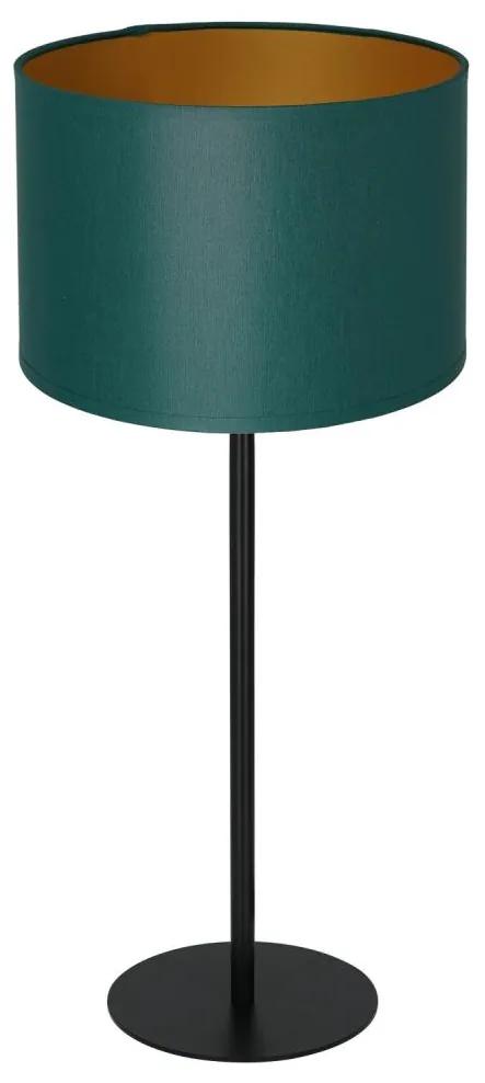 Luminex Stolní lampa ARDEN 1xE27/60W/230V pr. 25 cm zelená/zlatá LU3554