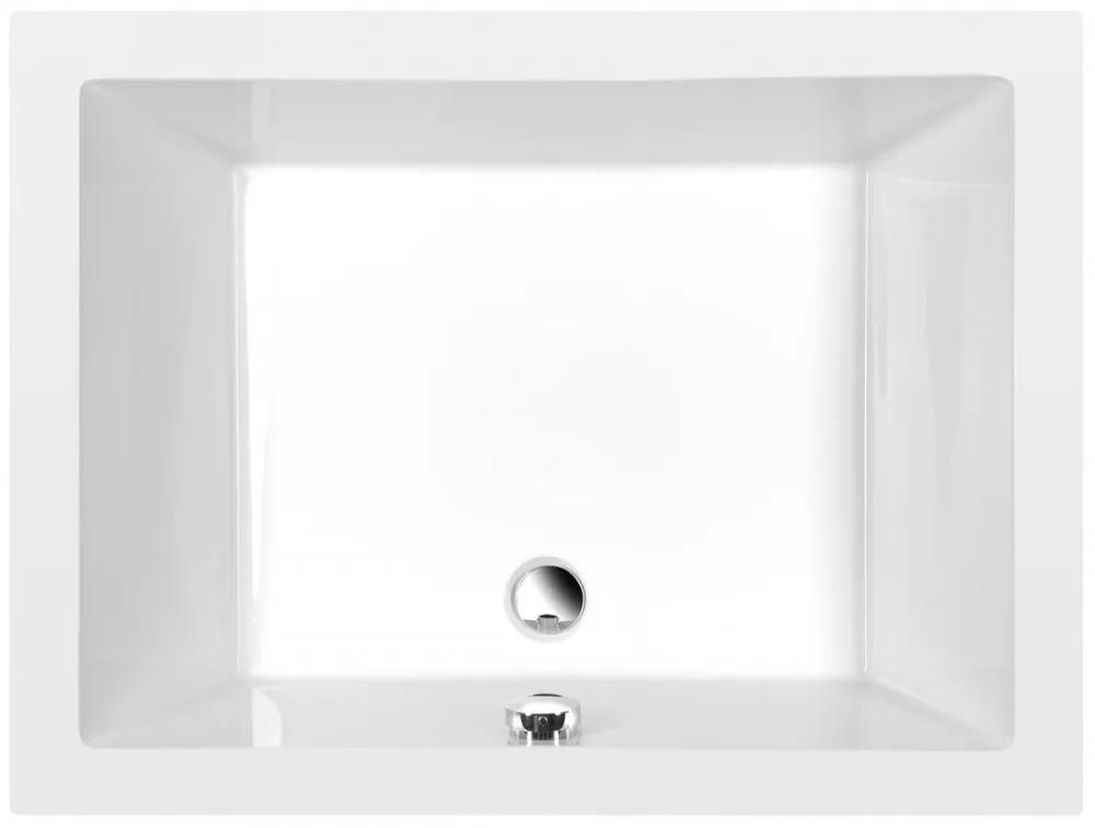Polysan DEEP hluboká sprchová vanička, obdélník 100x75x26cm, bílá 72879