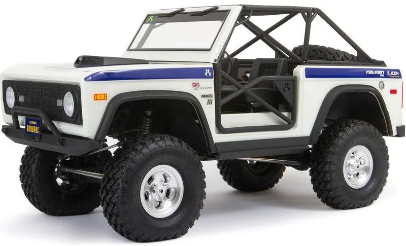 Rc auto axial scx10 iii early ford bronco 4wd 1:10 bílý