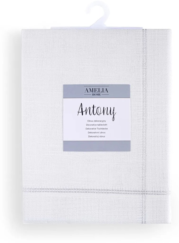 Ubrus AmeliaHome ANTHONY bílý